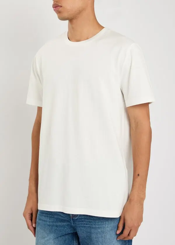 A.p.c. Logo-print Cotton T-shirt - White