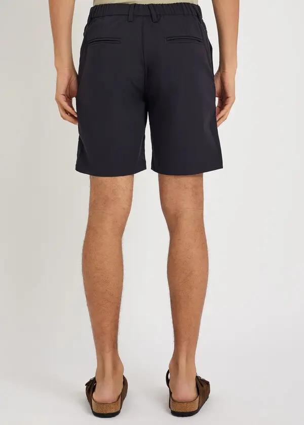 RAITH Luiz Hybrid Stretch-jersey Shorts - Navy