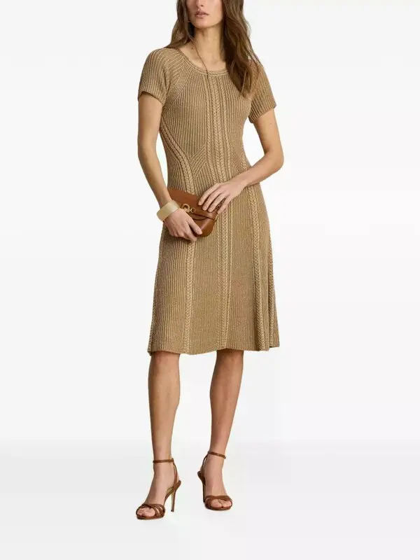 Ralph Lauren Cable Knit Midi Dress