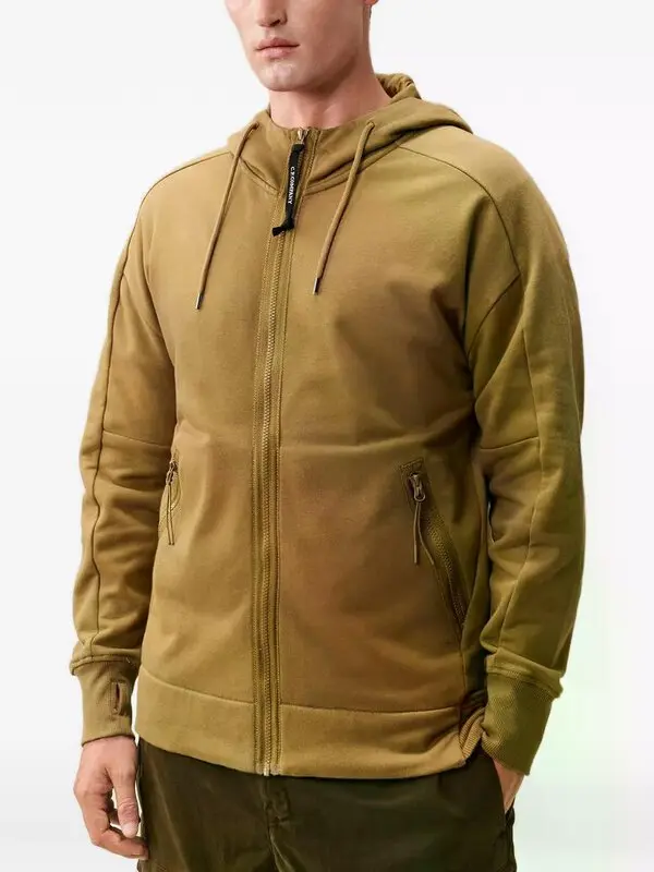C.P. COMPANY Goggle Detail Zip-up Hoodie