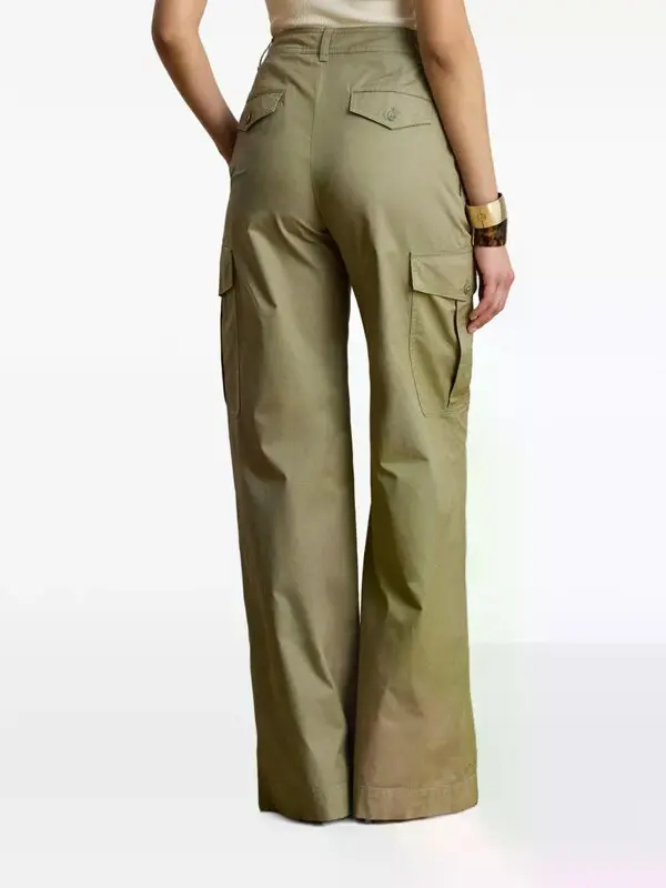 Ralph Lauren Pleated Wide-leg Cargo Trousers