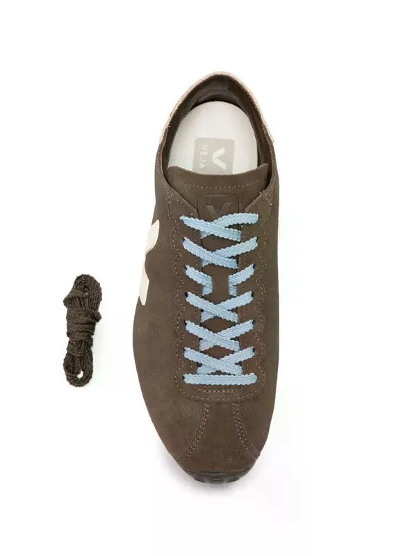 VEJA Suede Logo Sneakers - Brown