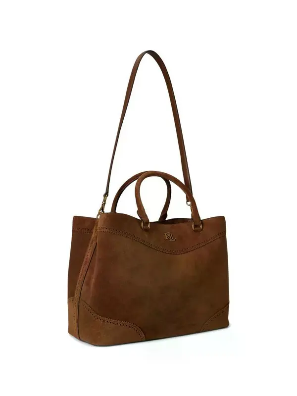 Ralph Lauren Marcy Suede Tote Bag