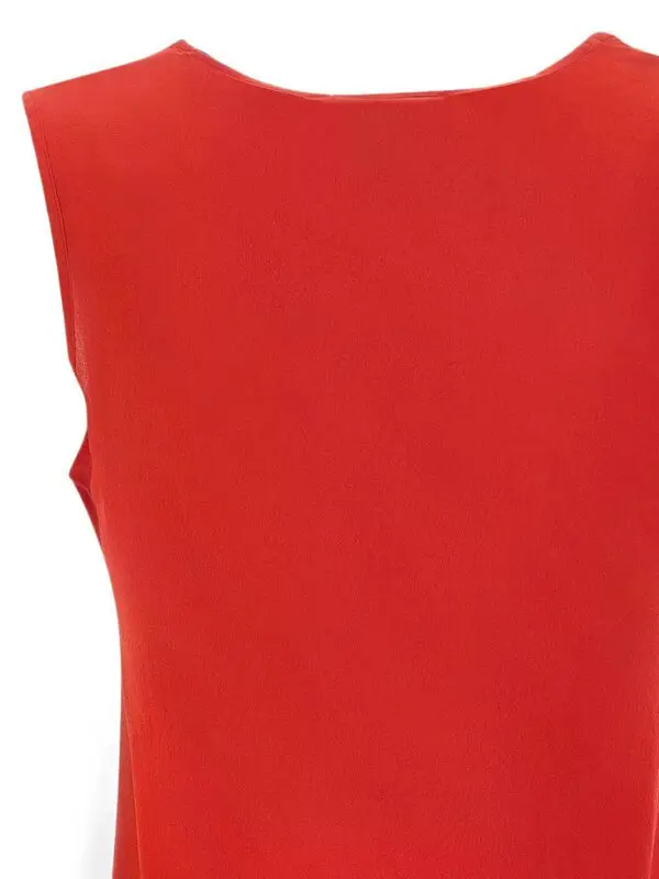 KANGRA Sleeveless Silk Tank Top