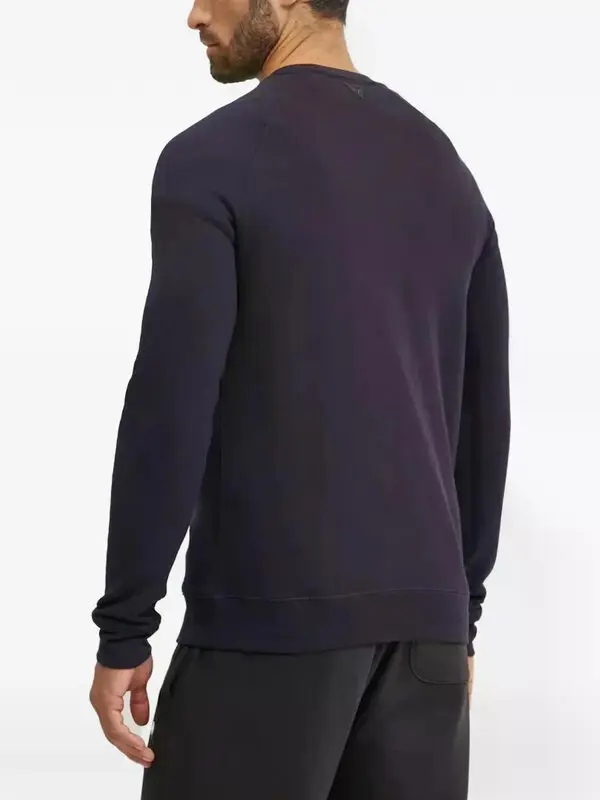 Guess Logo-embossed Raglan-sleeve Sweater
