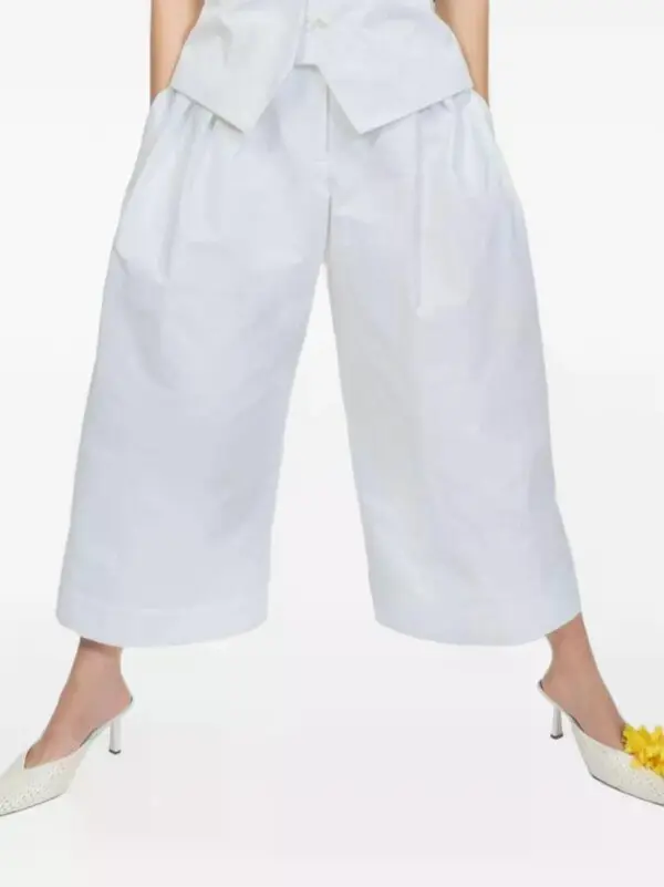 Rosie Assoulin Pleated Culotte Trousers