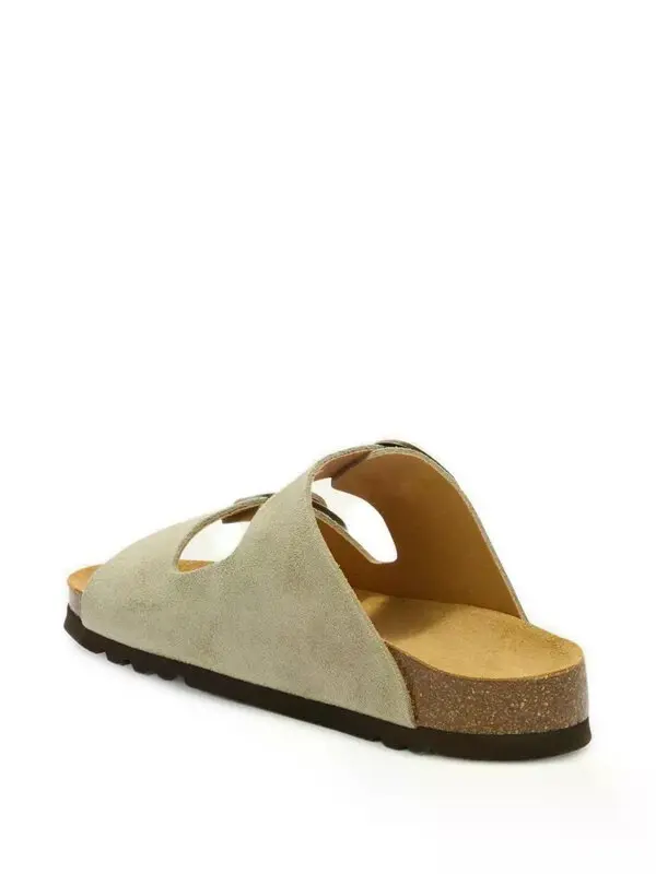 DR. SCHOLL'S SHOES Noelle Suede Buckle-fastening Sandals - Green