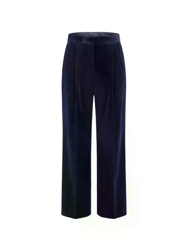 JIL SANDER Velvet Wide Leg Trousers