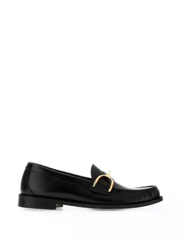 Alexander McQueen Wishbone Leather Loafers