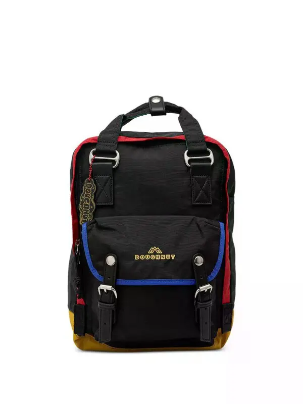 DOUGHNUT Macaroon Logo-embroidered Backpack - Black