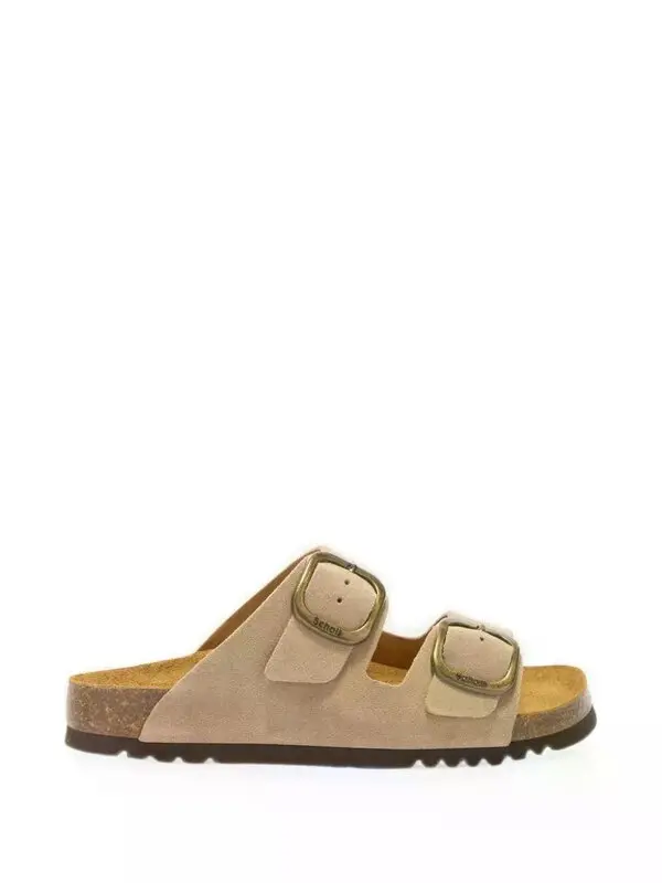 DR. SCHOLL'S SHOES Noelle Suede Sandals - Neutrals