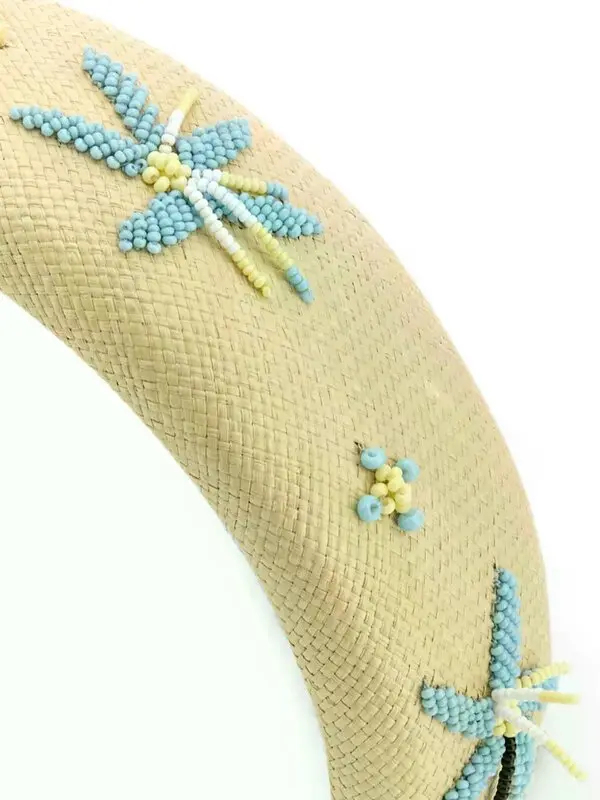 Prada Bead-embellished Canvas Headband