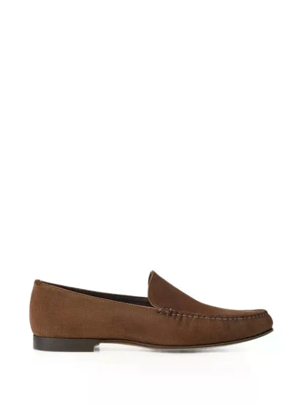 Ralph Lauren Darcey Hand-stitched Loafers - Brown