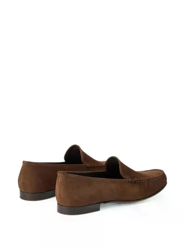 Ralph Lauren Darcey Hand-stitched Loafers - Brown