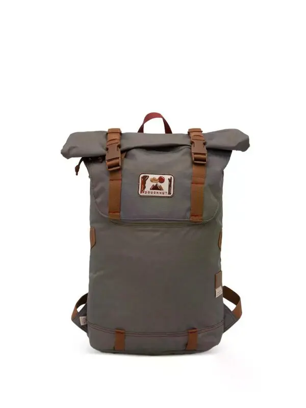 DOUGHNUT Roll-top Backpack With Buckle Fastening - Grey