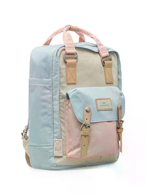 DOUGHNUT Macaroon Buckled Backpack - Neutrals