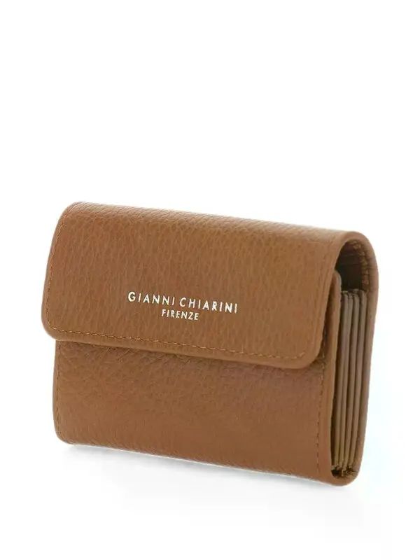 GIANNI CHIARINI Dollaro Hammered Leather Wallet
