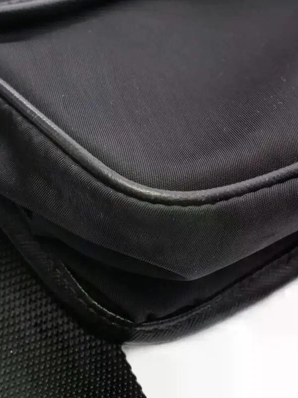Prada Leather-trimmed Messenger Bag