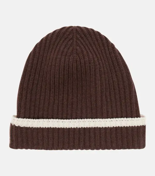 Brunello Cucinelli Monili Ribbed-knit Cashmere Beanie