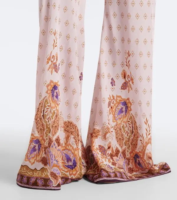 ALEXANDRA MIRO Maria Printed Straight Leg Trousers