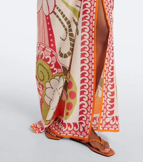 La DoubleJ Printed Cotton Beach Cover-up - Multicoloured