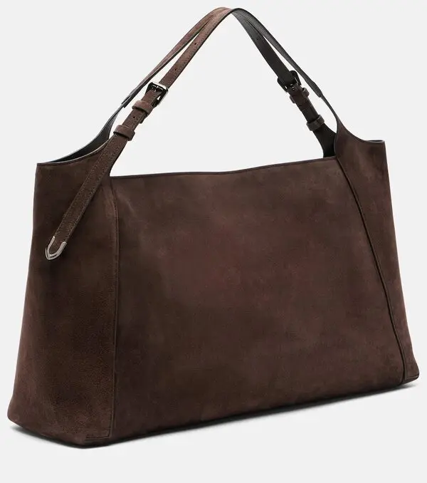 Brunello Cucinelli Medium Suede Shoulder Bag