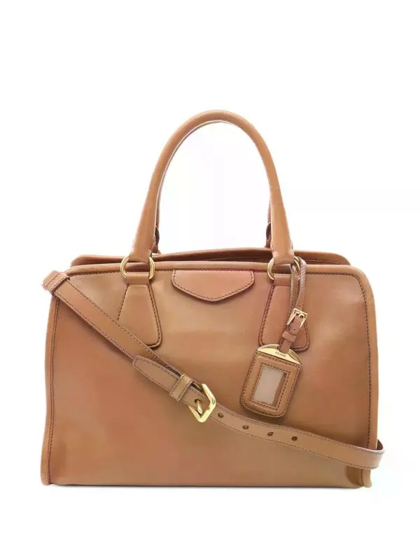 Prada City Handbag - Brown