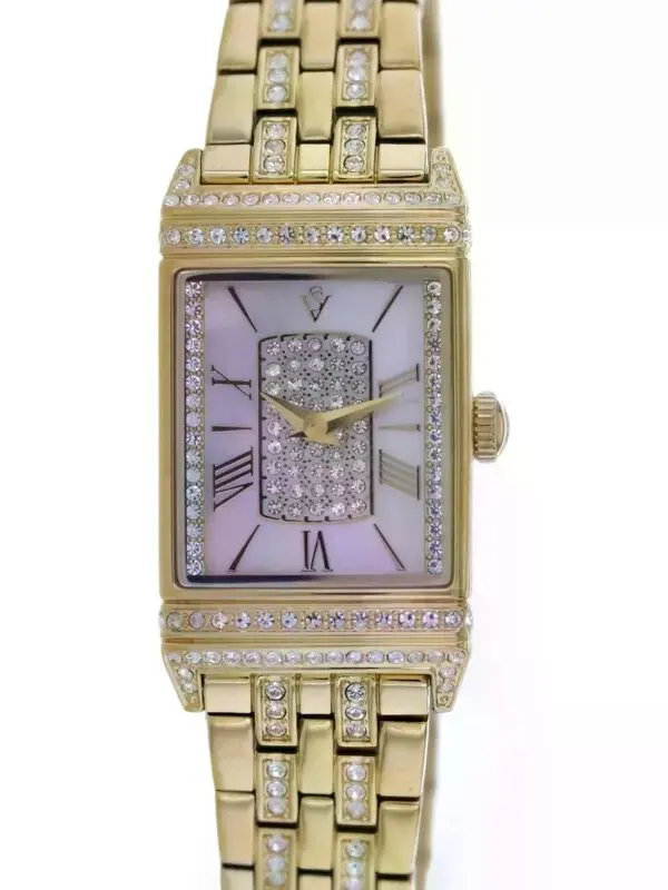 CHRISTIAN VAN SANT Amara Crystal-embellished Rectangular Watch