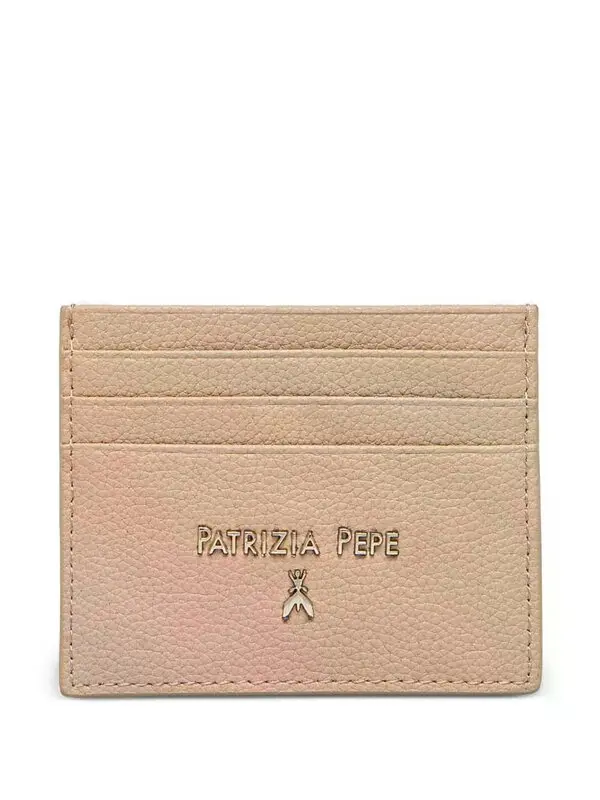 Patrizia Pepe Textured Card Holder - Neutrals