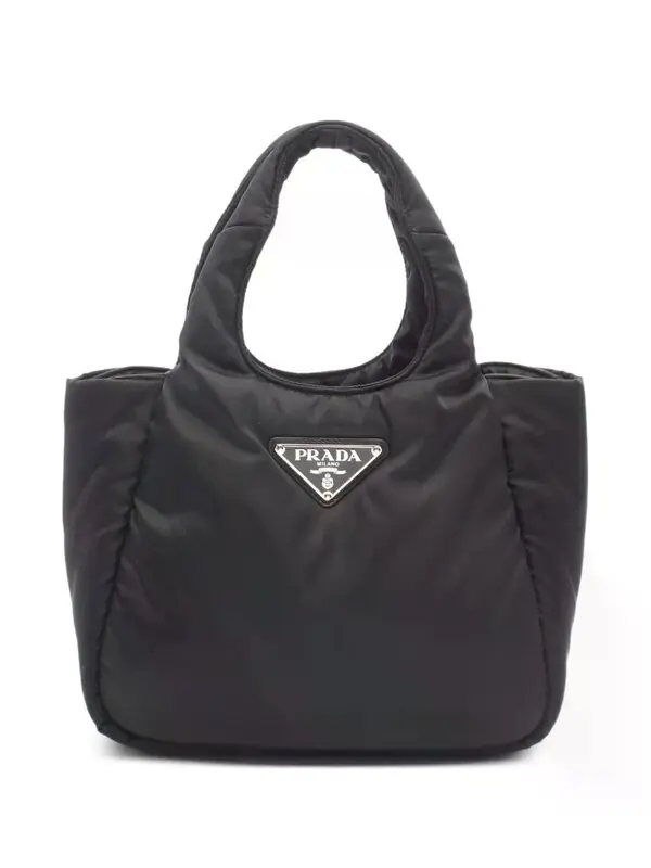 Prada Re-nylon Padded Tote Bag - Black
