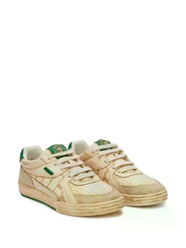 Palm Angels University Distressed Low-top Sneakers