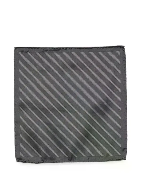 Brunello Cucinelli Striped Handkerchief - Blue