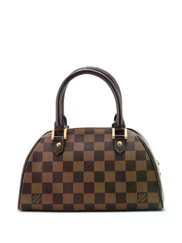 LOUIS VUITTON Damier Mini Satchel Handbag - Brown