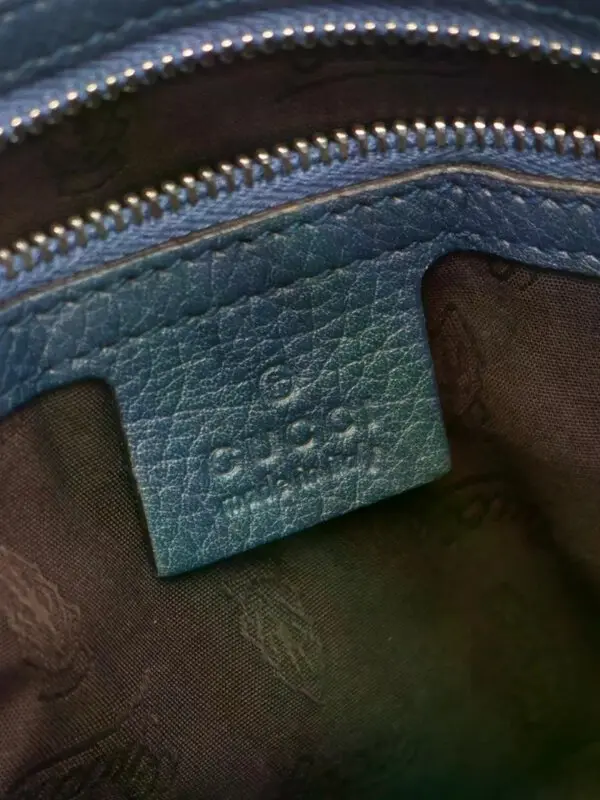 Gucci 2000s Bamboo Gg Canvas Tote Bag