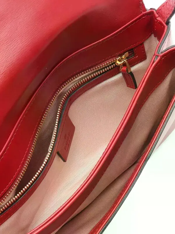 Gucci Leather Gg Marmont Shoulder Bag