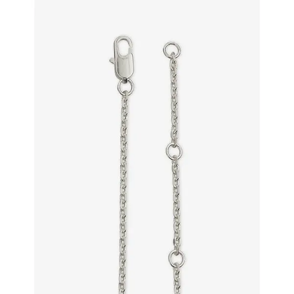 TWOJEYS Horseshoe Multi Stone Sterling -plated Brass Necklace