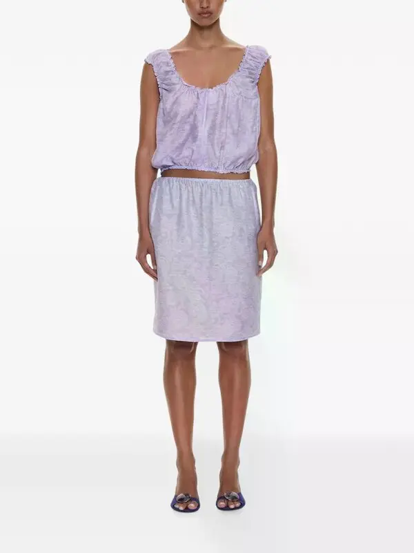 Christopher Esber Light Leak Jacquard Top
