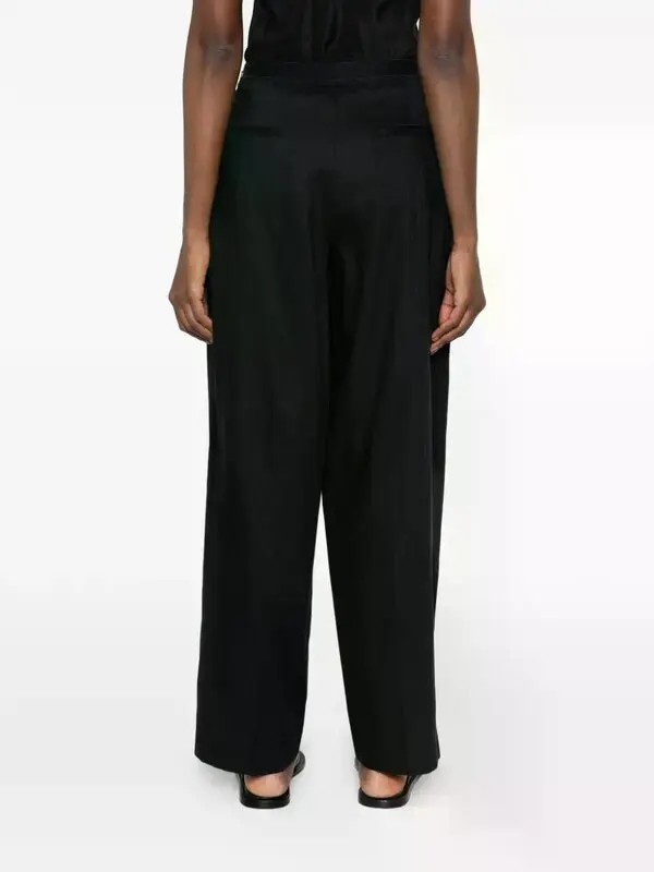 Sandro Pleated Palazzo Trousers