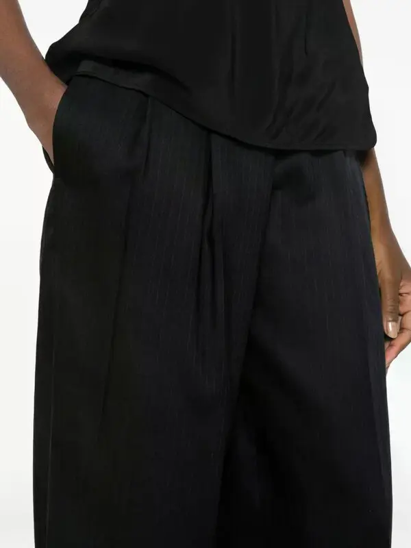 Sandro Pleated Palazzo Trousers