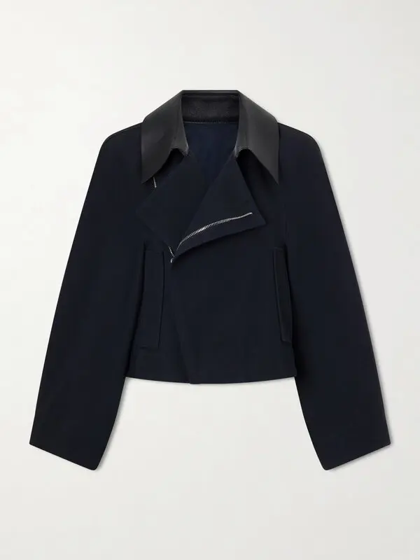 Givenchy Cotton And Wool-blend Gabardine Jacket - Blue