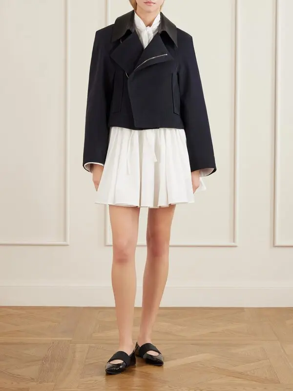 Givenchy Cotton And Wool-blend Gabardine Jacket - Blue