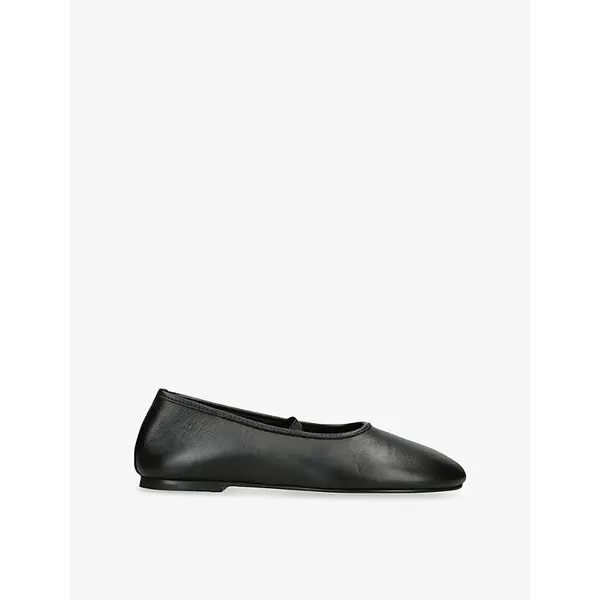 Dear Frances Ballastrap Leather Ballet Flats
