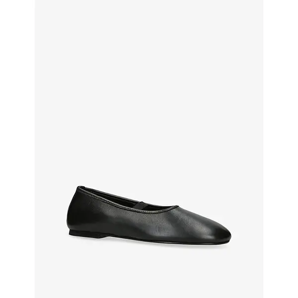 Dear Frances Ballastrap Leather Ballet Flats