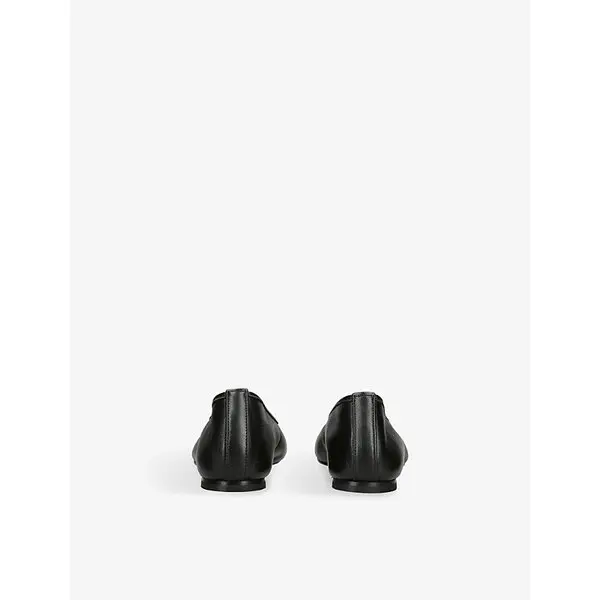 Dear Frances Ballastrap Leather Ballet Flats