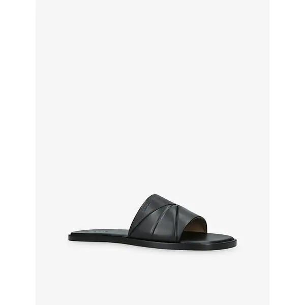 Loewe Origami Leather Slides