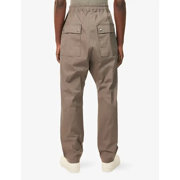 Rick Owens Bela Straight-leg Cotton Trousers - Dust