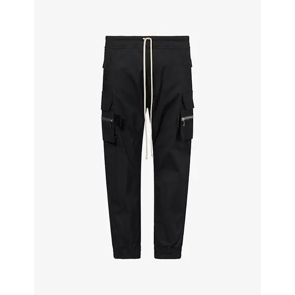Rick Owens Mastodon Slim-fit Cotton Cargo Trousers