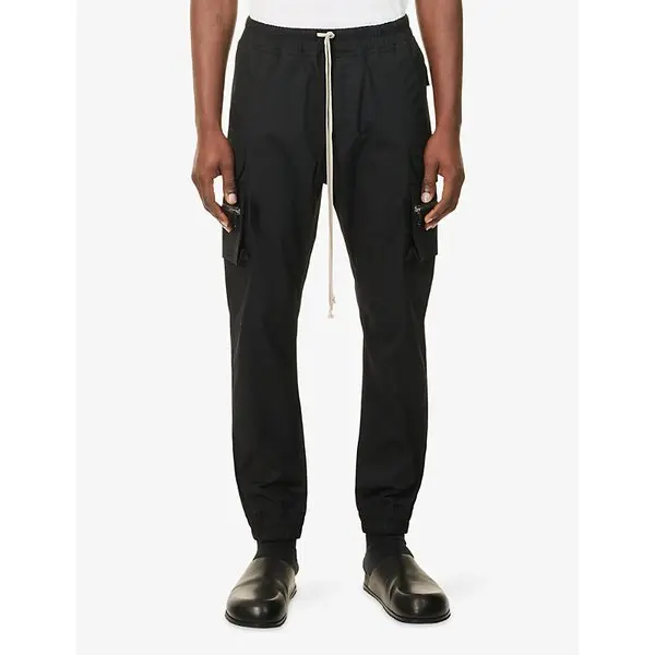 Rick Owens Mastodon Slim-fit Cotton Cargo Trousers