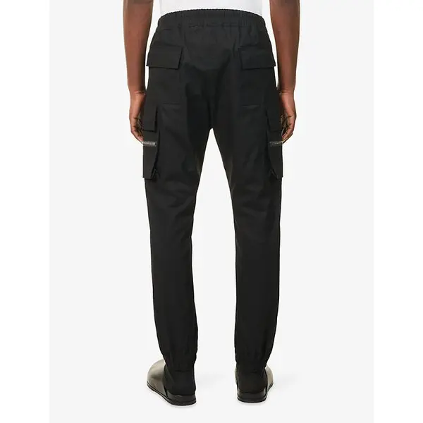 Rick Owens Mastodon Slim-fit Cotton Cargo Trousers
