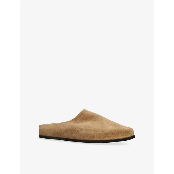Dear Frances Vico Suede Mules - Camel